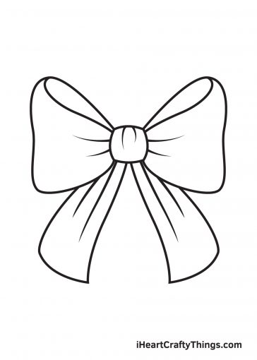 Ribbon Drawing - How To Draw A Ribbon Step By Step