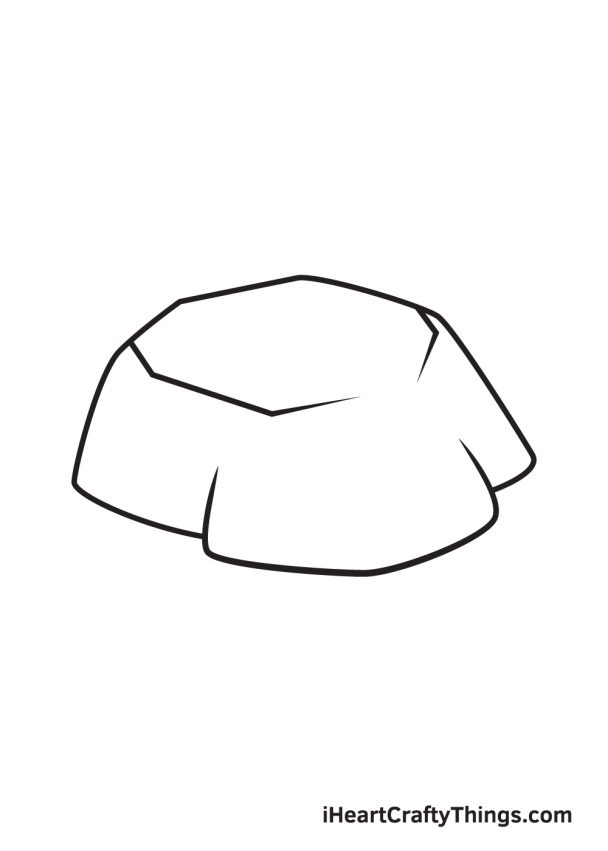 Rock Drawing - How To Draw A Rock Step By Step