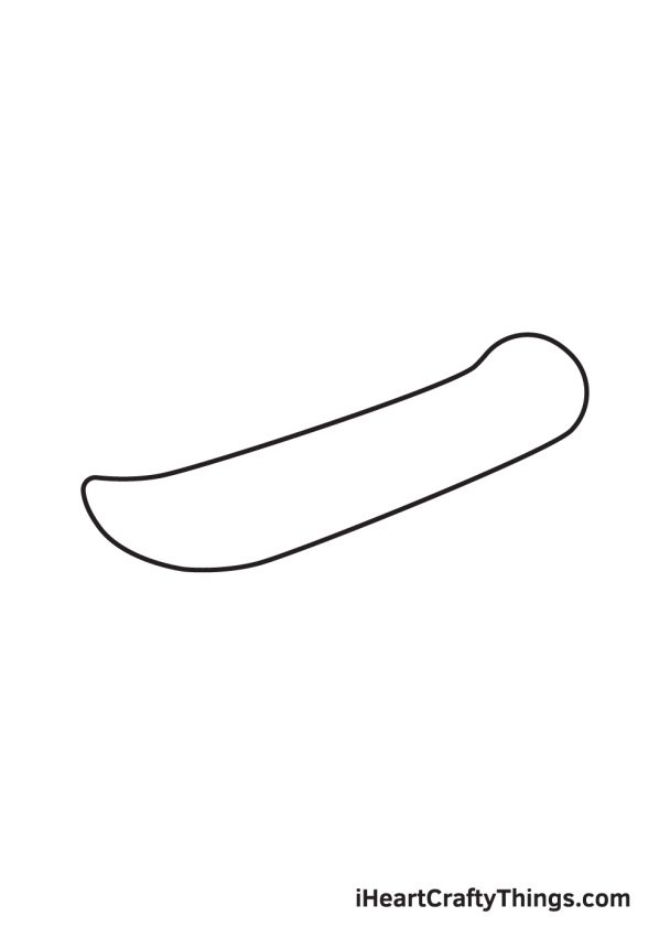 Skateboard Drawing - How To Draw A Skateboard Step By Step