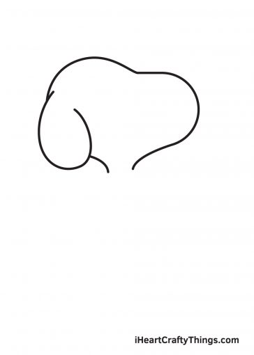 Snoopy Drawing - How To Draw Snoopy Step By Step