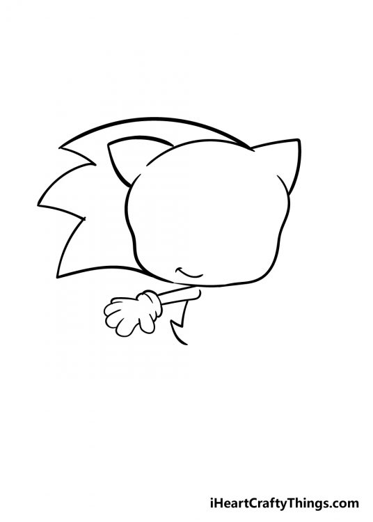 Sonic Drawing - How To Draw Sonic Step By Step