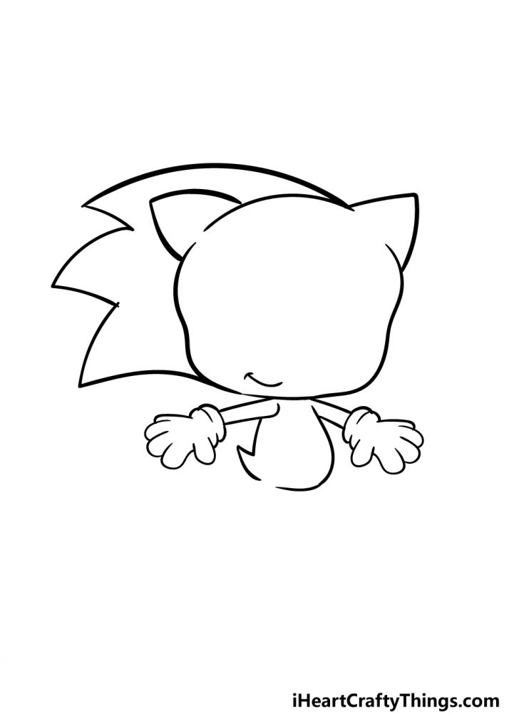 Sonic Drawing - How To Draw Sonic Step By Step