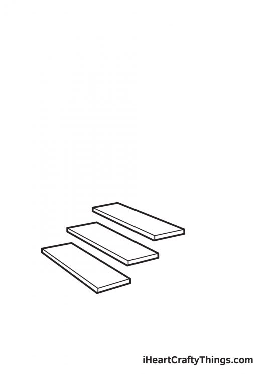 Stairs Drawing - How To Draw Stairs Step By Step
