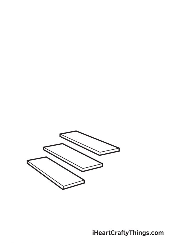 Stairs Drawing - How To Draw Stairs Step By Step