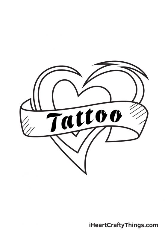 Tattoo Drawing - How To Draw A Tattoo Step By Step