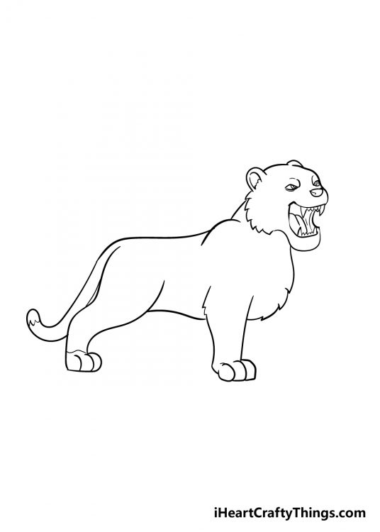 Tiger Drawing - How To Draw A Tiger Step By Step