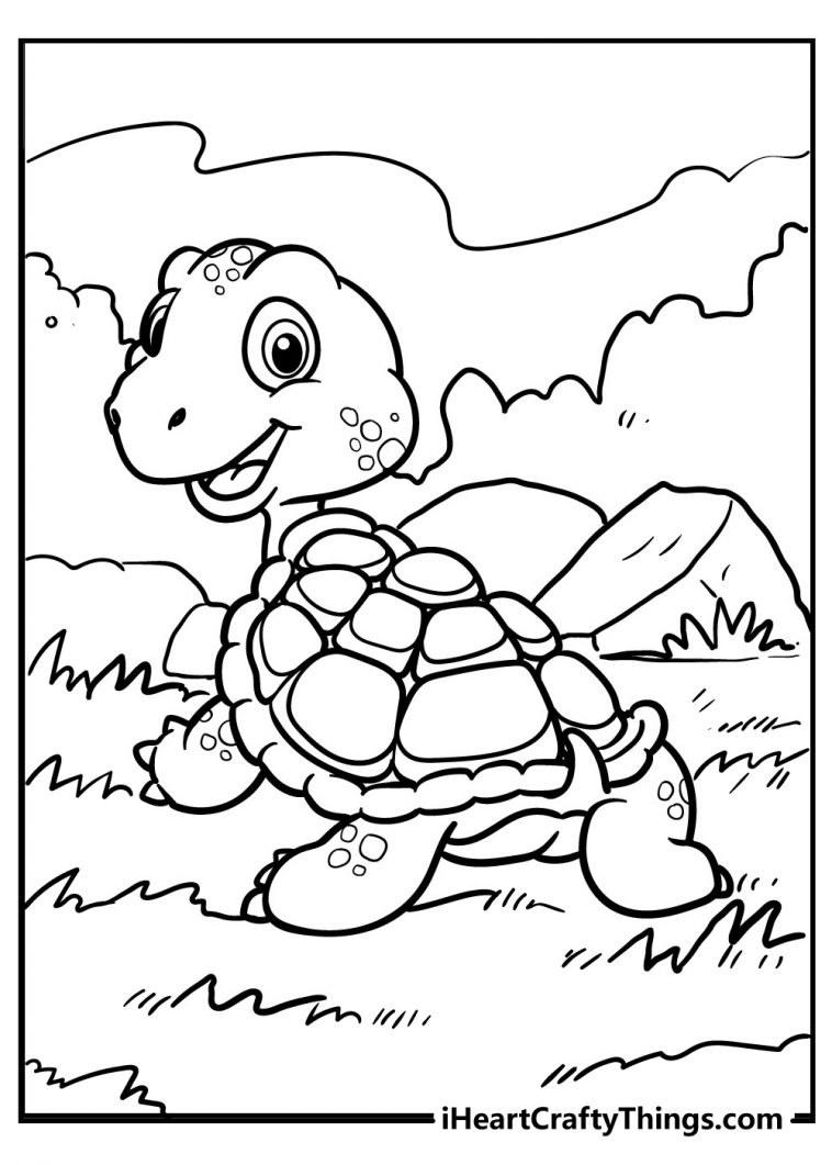 31 Turtle Coloring Pages (100% Free Printables)
