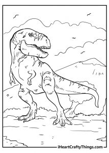 Tyrannosaurus Coloring Pages (Updated 2021)