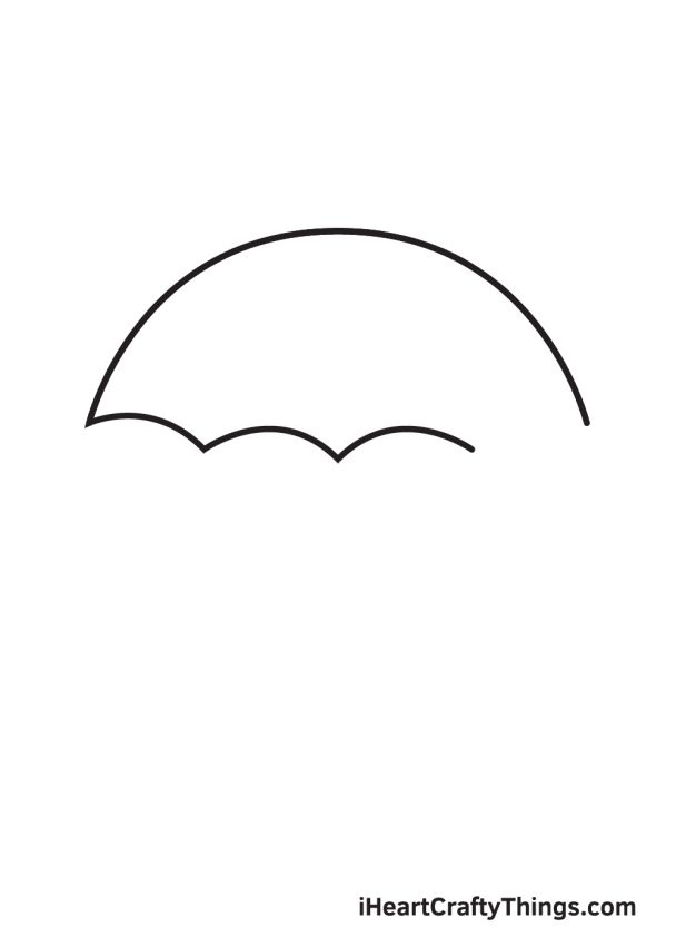 Umbrella Drawing - How To Draw An Umbrella Step By Step