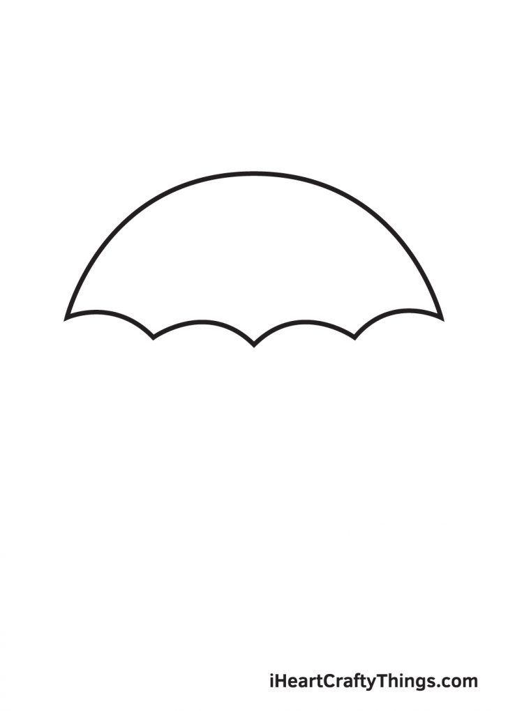Umbrella Drawing - How To Draw An Umbrella Step By Step