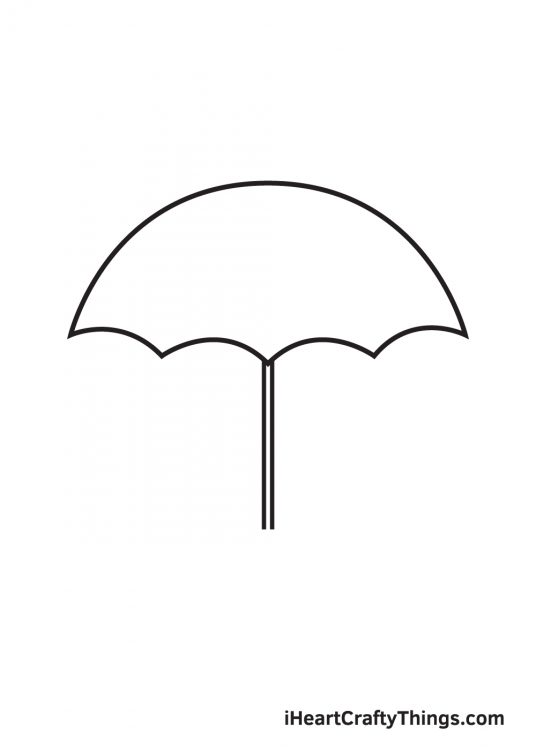 Umbrella Drawing - How To Draw An Umbrella Step By Step