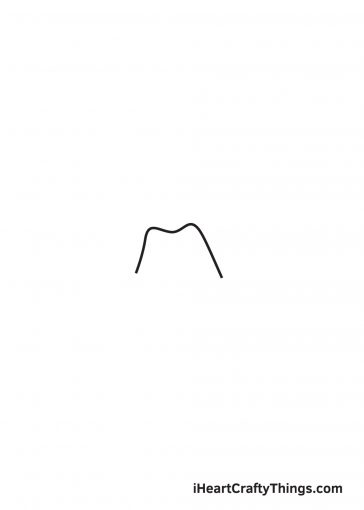 Volcano Drawing - How To Draw A Volcano Step By Step