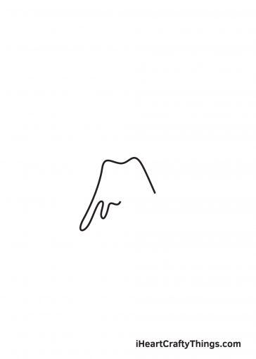 Volcano Drawing - How To Draw A Volcano Step By Step