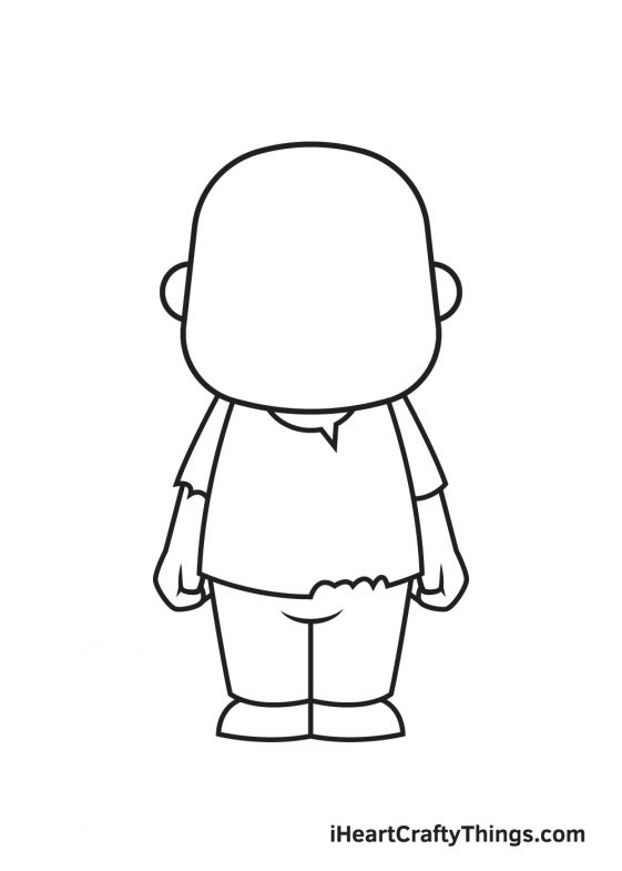 Zombie Drawing - How To Draw A Zombie Step By Step