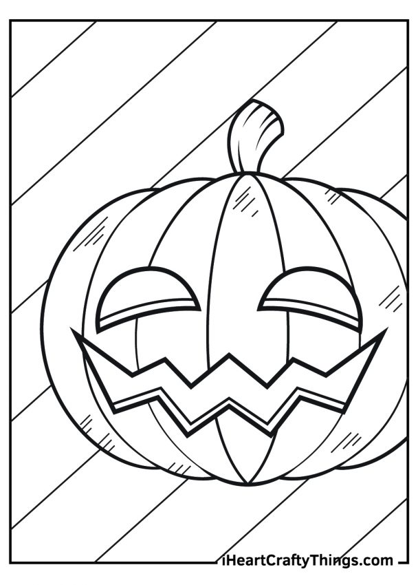 Jack O Lantern Coloring Pages (100% Free Printables)