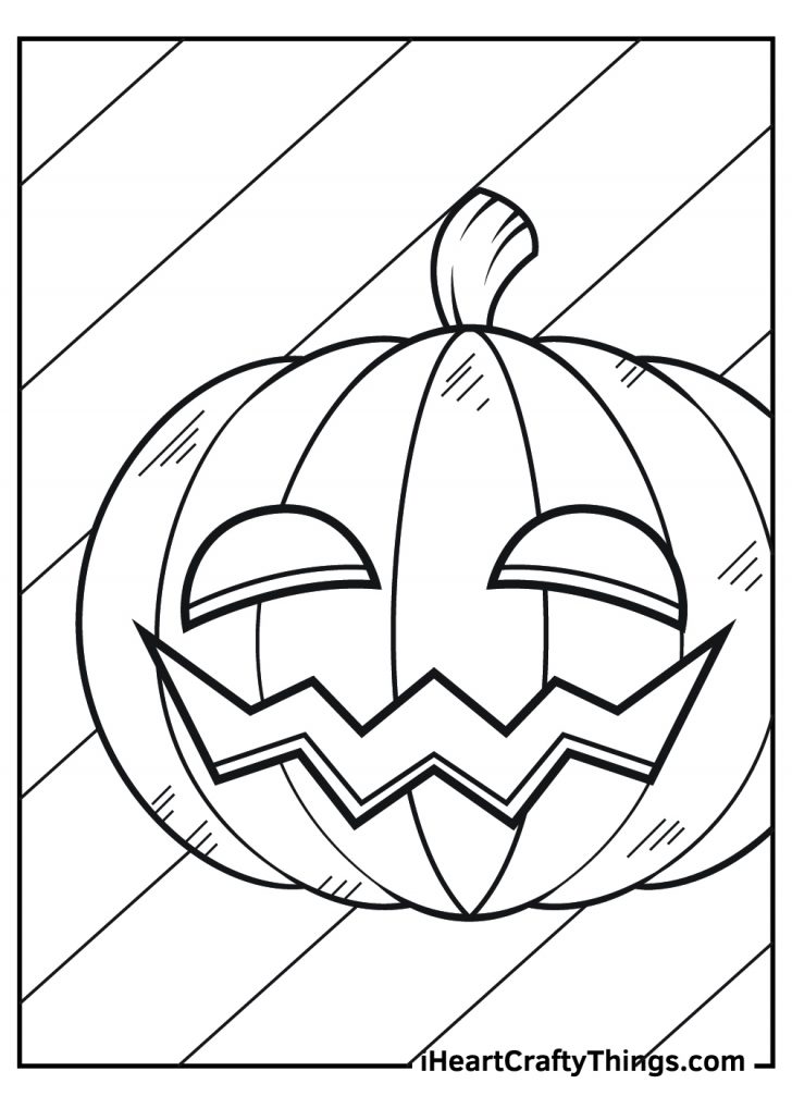 Jack O Lantern Coloring Pages (100% Free Printables)