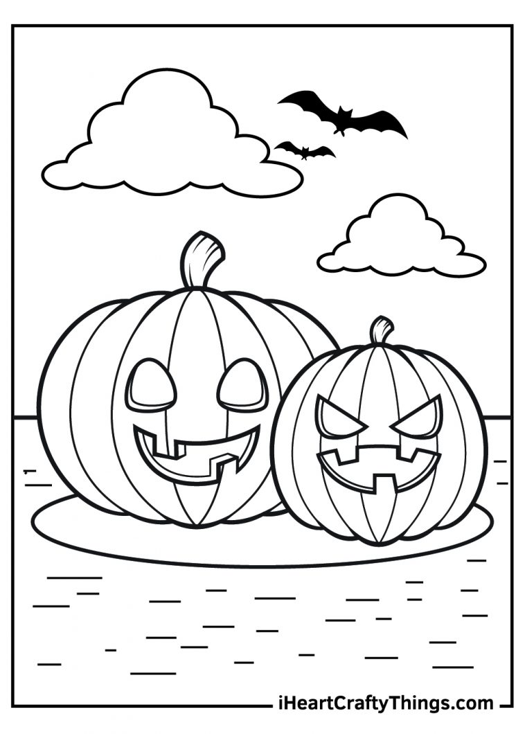 Jack O Lantern Coloring Pages (100% Free Printables)