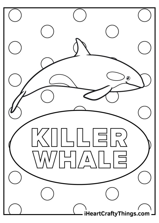 15 Killer Whale Coloring Pages (100% Free Printables)