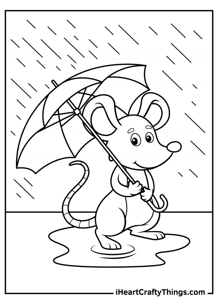 15 Mouse Coloring Pages (100% Free Printables)