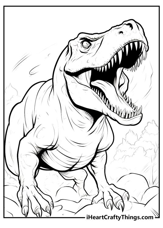 32 Tyrannosaurus Coloring Pages (100% Free Printables)