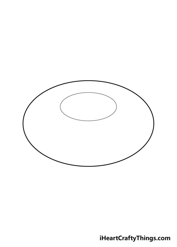 Donut Drawing - How To Draw A Donut Step By Step