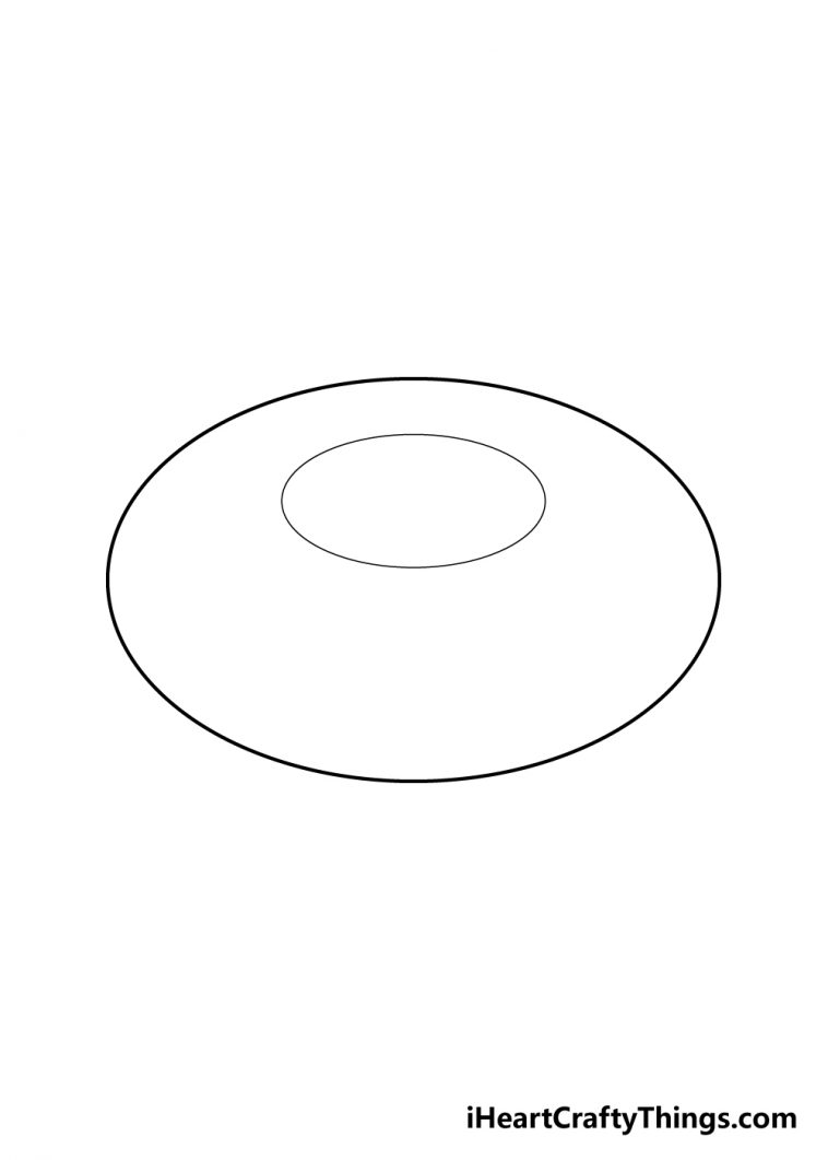 Donut Drawing - How To Draw A Donut Step By Step