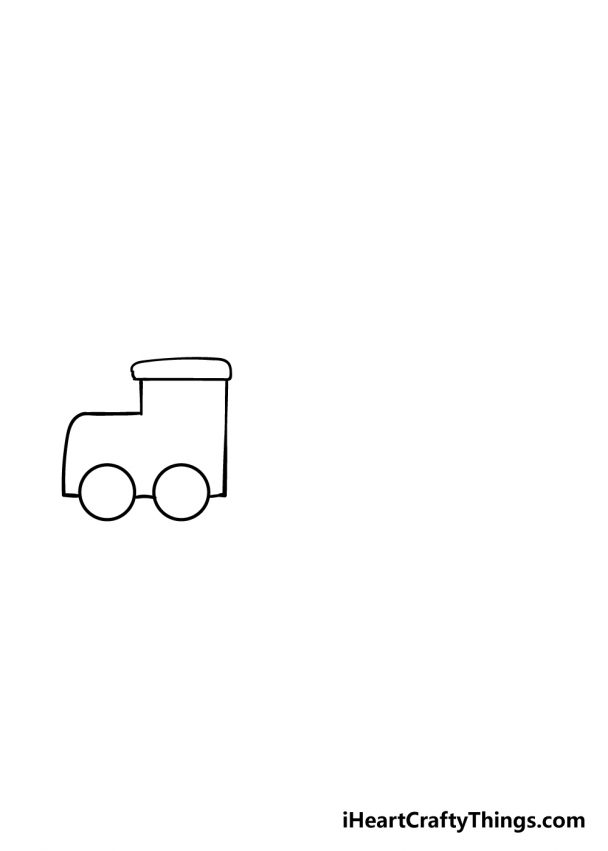 How To Draw A Train Step-by-Step - Easy Train Drawing For Kids