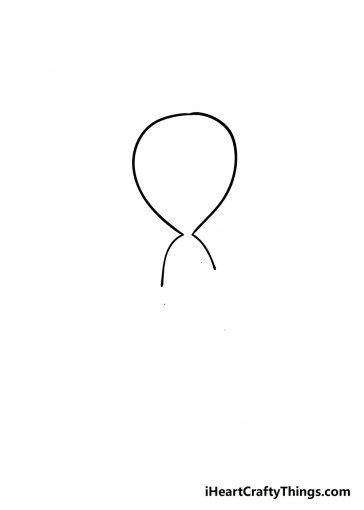 Alien Drawing - How To Draw An Alien Step By Step