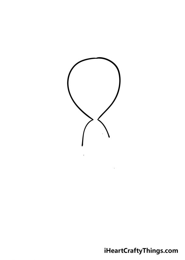 Alien Drawing - How To Draw An Alien Step By Step