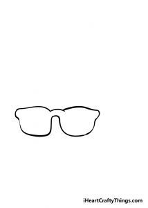 Glasses Drawing - How To Draw Glasses Step By Step