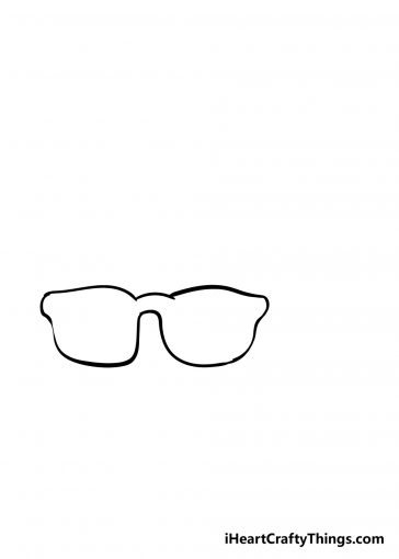 Glasses Drawing - How To Draw Glasses Step By Step