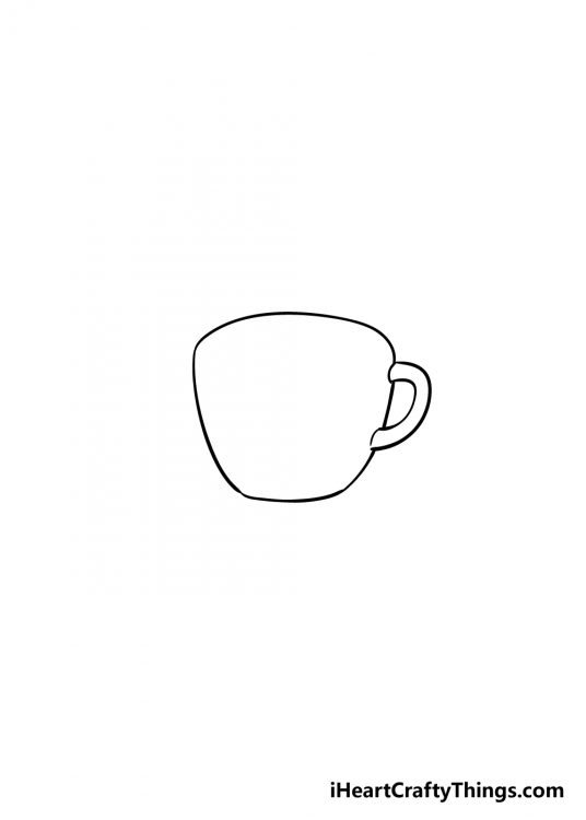 Coffee Cup Drawing - How To Draw A Coffee Cup Step By Step