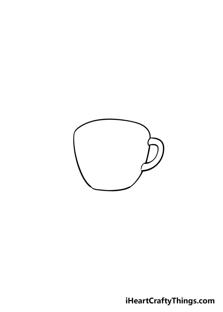 Coffee Cup Drawing - How To Draw A Coffee Cup Step By Step