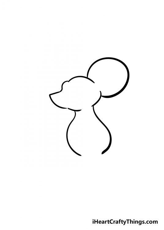Mouse Drawing - How To Draw A Mouse Step By Step