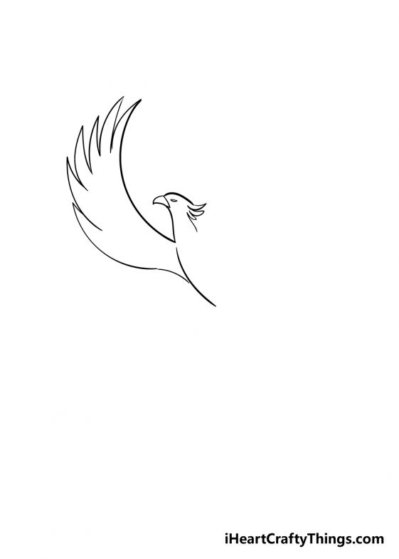 Phoenix Drawing - How To Draw A Phoenix Step By Step