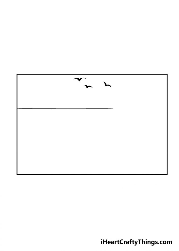 Beach Drawing - How To Draw A Beach Step By Step