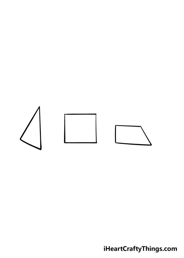 3D Shapes Drawing - How To Draw 3D Shapes Step By Step