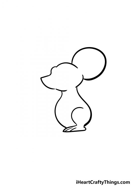 Mouse Drawing - How To Draw A Mouse Step By Step