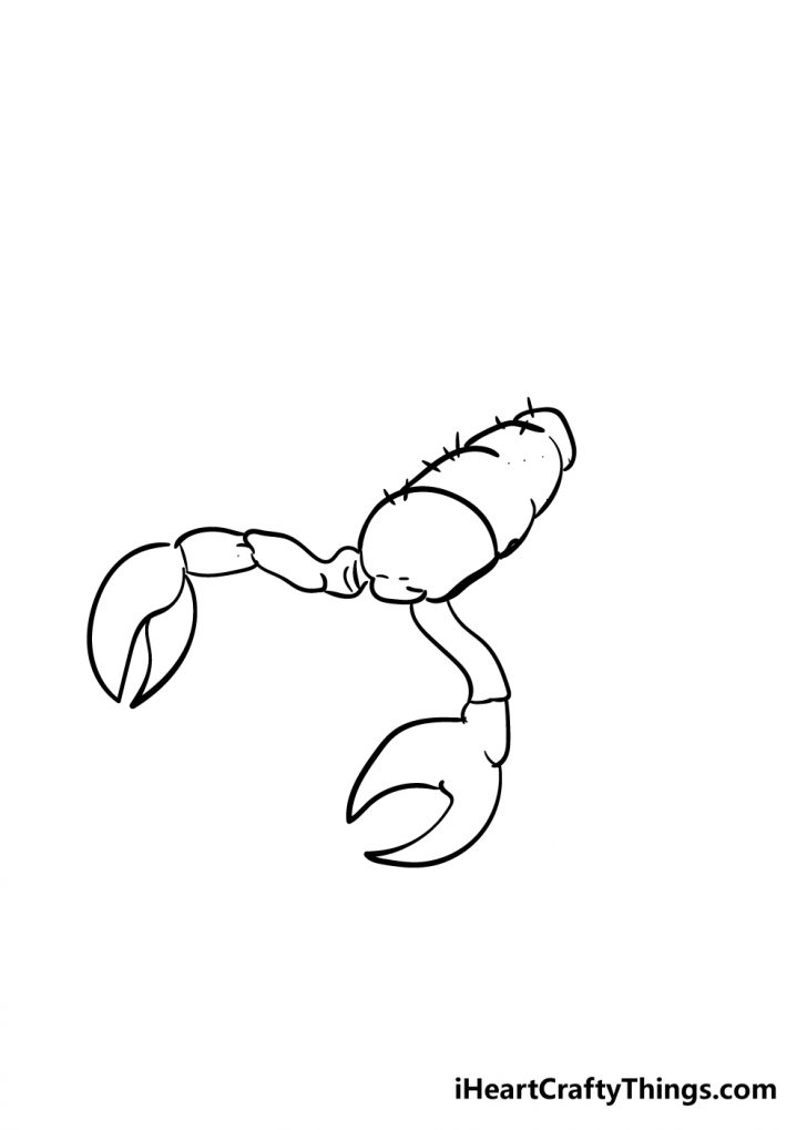 Scorpion Drawing - How To Draw A Scorpion Step By Step
