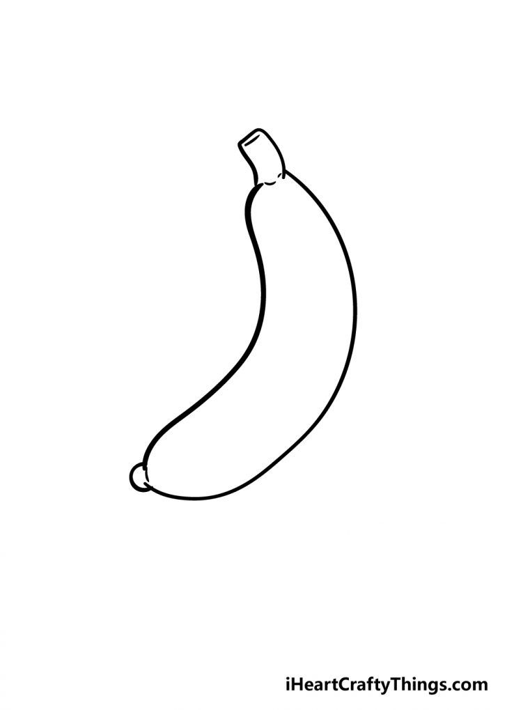 Banana Drawing - How To Draw A Banana Step By Step
