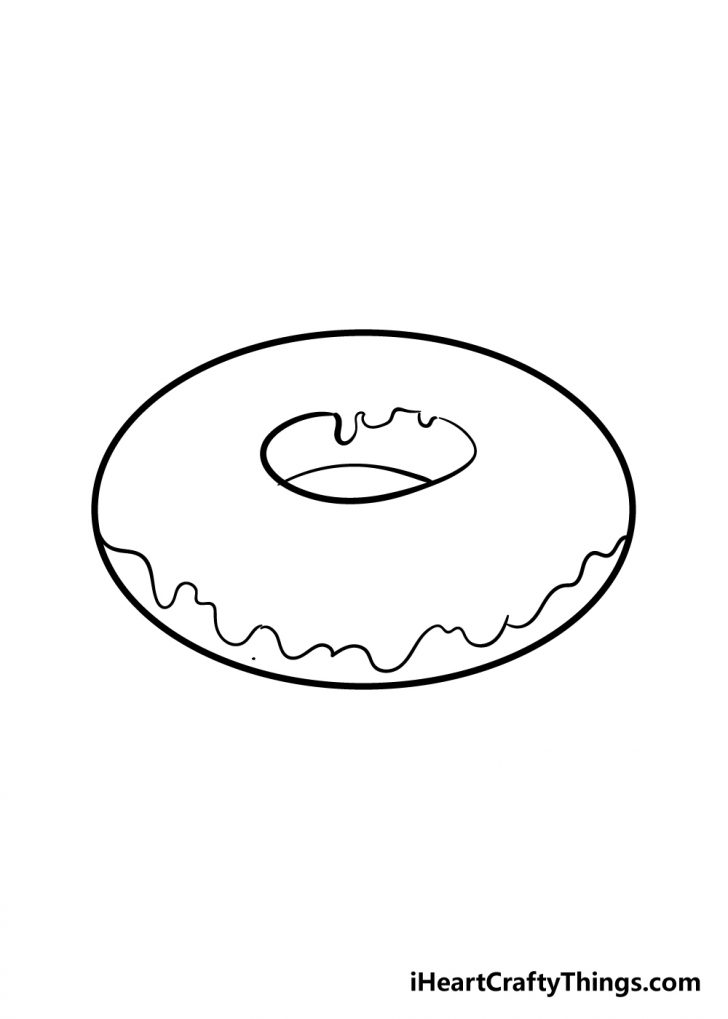 Donut Drawing - How To Draw A Donut Step By Step