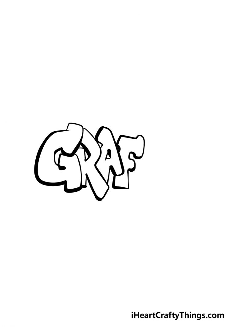 Graffiti Drawing - How To Draw Graffiti Step By Step
