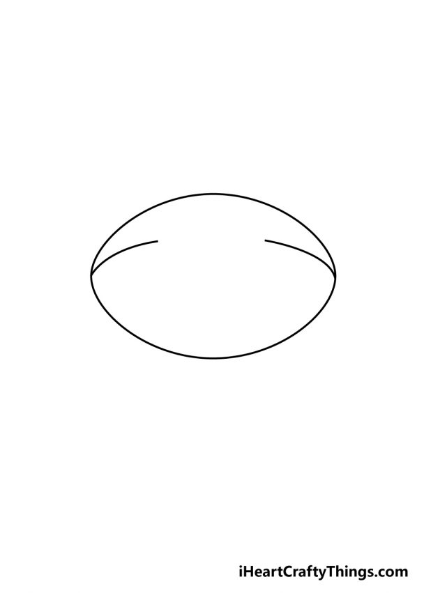 Easy Football Drawing - How To Draw A Football Step By Step