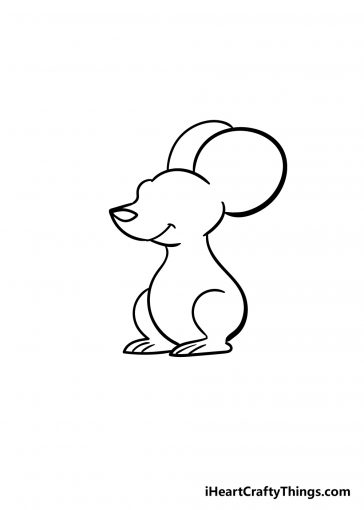 Mouse Drawing - How To Draw A Mouse Step By Step