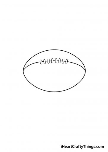Easy Football Drawing - How To Draw A Football Step By Step