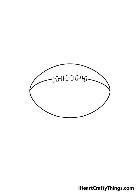 Easy Football Drawing - How To Draw A Football Step By Step