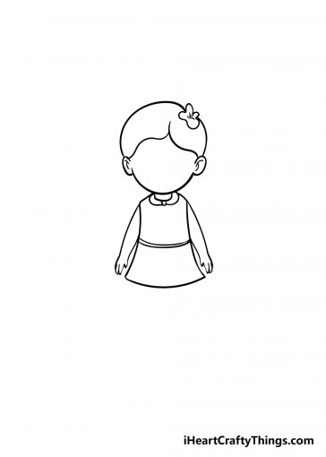 Cartoon Girl Drawing - How To Draw A Cartoon Girl Step By Step