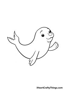 Seal Drawing - How To Draw A Seal Step By Step