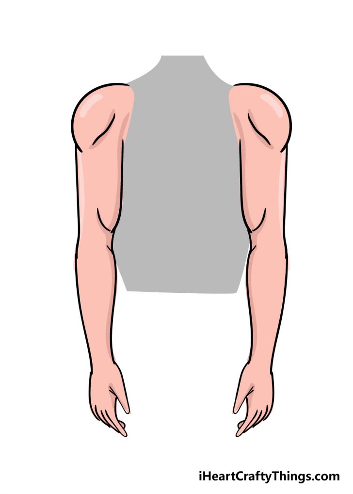 Arms Drawing - How To Draw Arms Step By Step