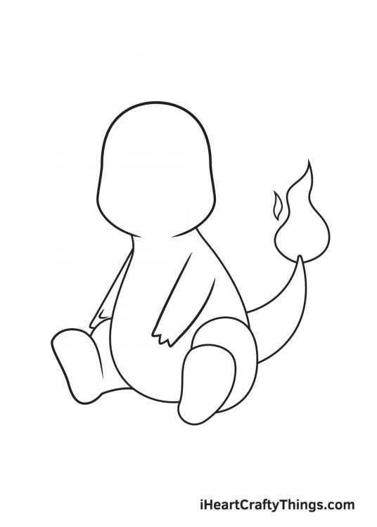 Charmander Drawing - How To Draw Charmander Step By Step